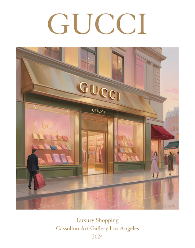 LUXURY SHOPPING - GUCCI - CASSOLINO - KRUGERS POSTERS - KRUGERS POSTERS ...