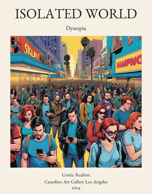 ISOLATED WORLD - DYSTOPIA - COMIC REALISM - CASSOLINO - KRUGERS POSTERS ...