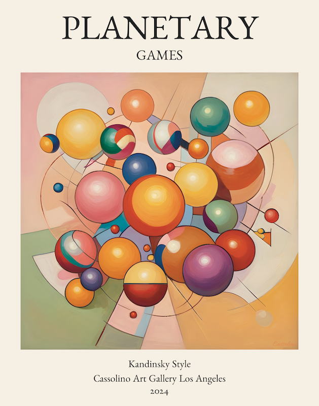 KANDINSKY STYLE - CASSOLINO - PLANETARY GAMES - KRUGERS POSTERS ...