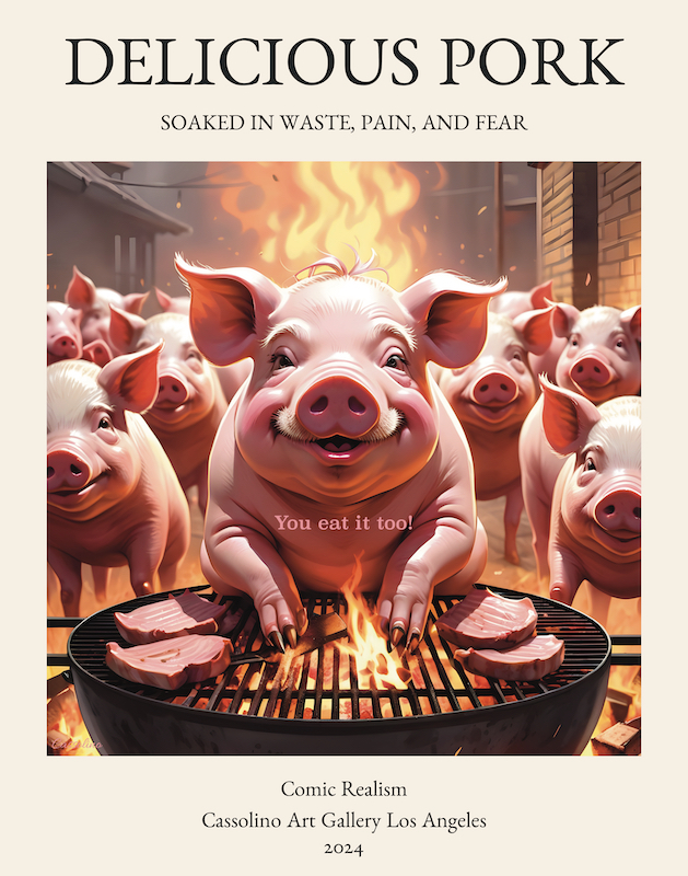 DELICIOUS PORK - FEAR - COMIC REALISM - CASSOLINO - KRUGERS POSTERS ...