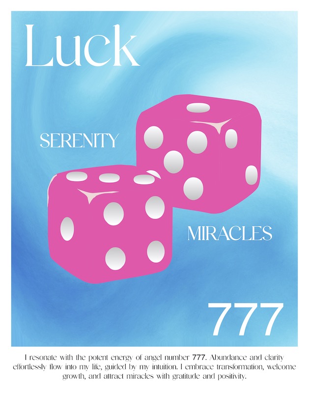 LUCK SERENITY MIRACLES 777 - ALICE CASTELLO - KRUGERS POSTER - KRUGERS ...