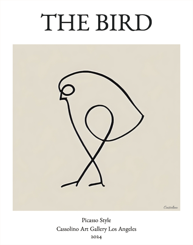 PICASSO STYLE - THE BIRD - CASSOLINO - KRUGERS POSTERS - KRUGERS ...