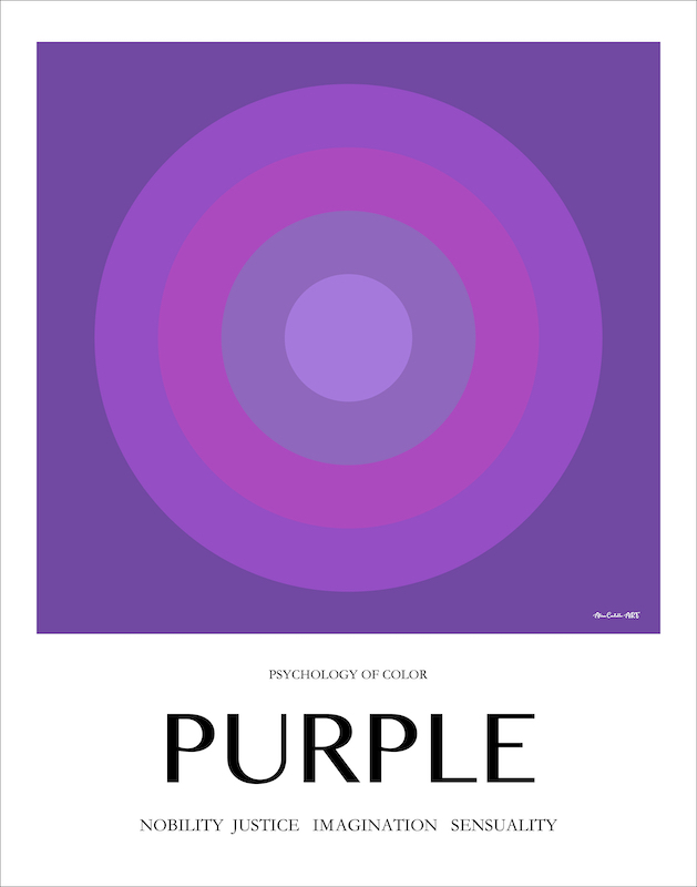 PURPLE CIRCLES - CASTELLO - KRUGERS POSTERS - KRUGERS POSTERS - THE ...